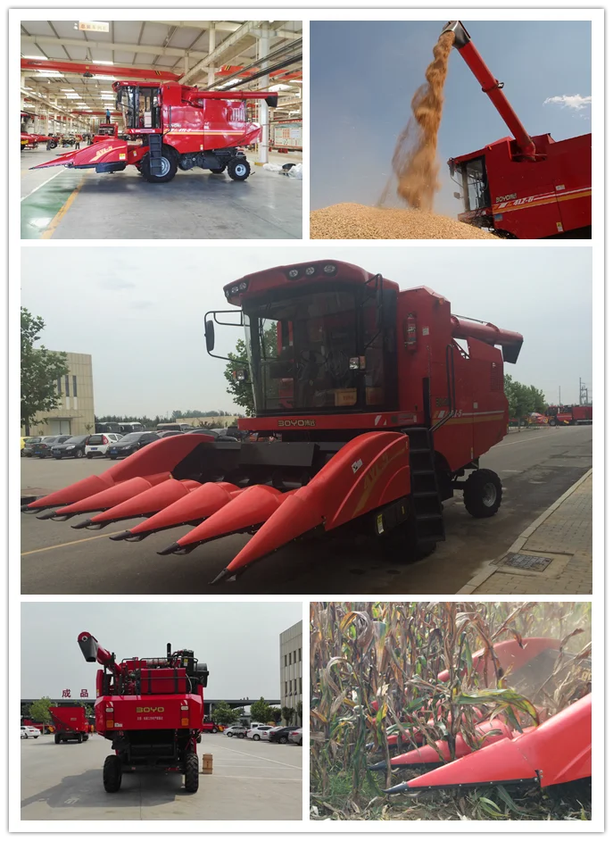 Multiple Function Combine Harvester For Corn,Soybean,Wheat And Sorghum ...