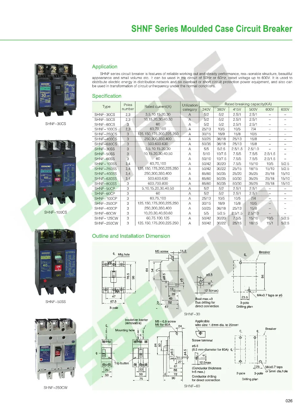 Manufacture Mccb 60a 70a 100a 2p 3p Moulded Case Circuit Breaker - Buy ...