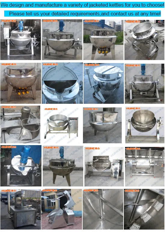 Hummus Cooking Kettle/ Boiler/vessel - 50~3000L Capacity