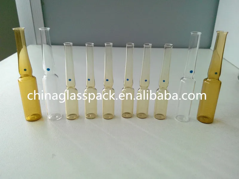 Gmp Certified 1ml Form B Ampoule With Word Printing Trimmed Stem Score ...