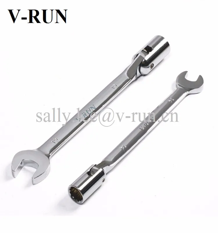 Flexible Head Socket/open End Spanner Wrench - Buy Flexible Combination ...