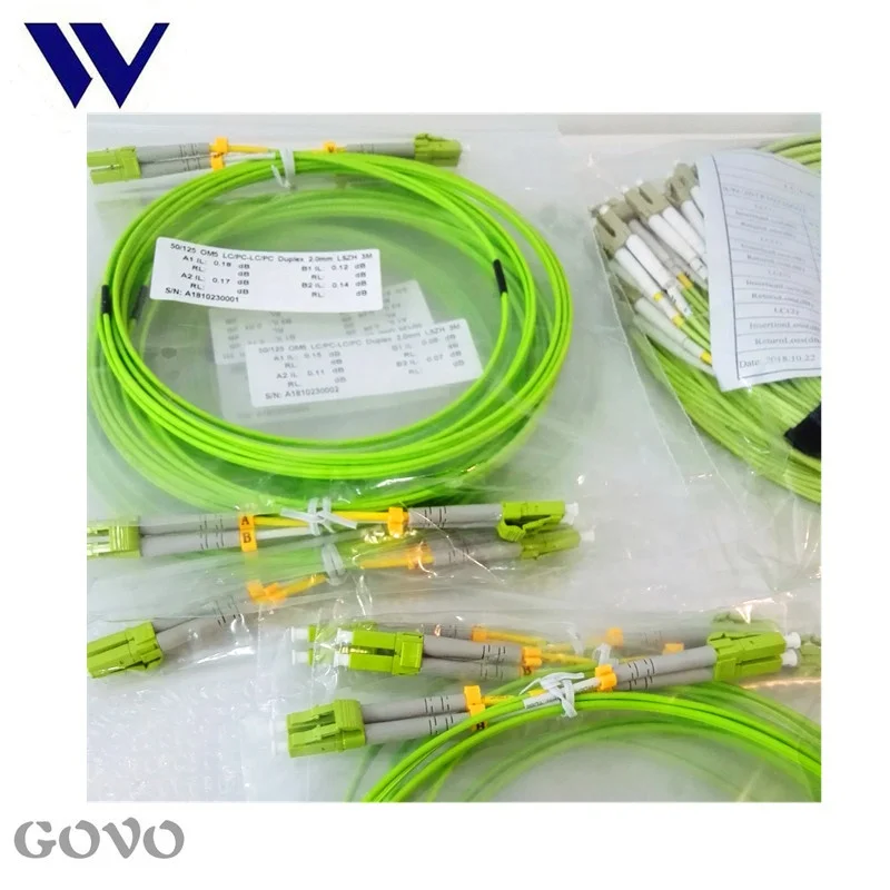 Duplex LC to LC Multimode Fiber Patch Cable 50/125 OM5