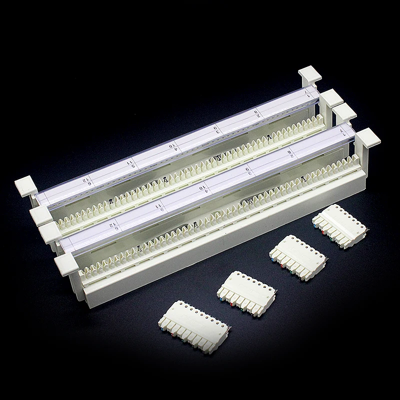 100 pairs 110 block wiring terminal block with legs 110 type electrical ...