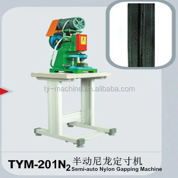Semi auto Gapping Nylon Zipper Teeth Cleaning Machine Products from ...