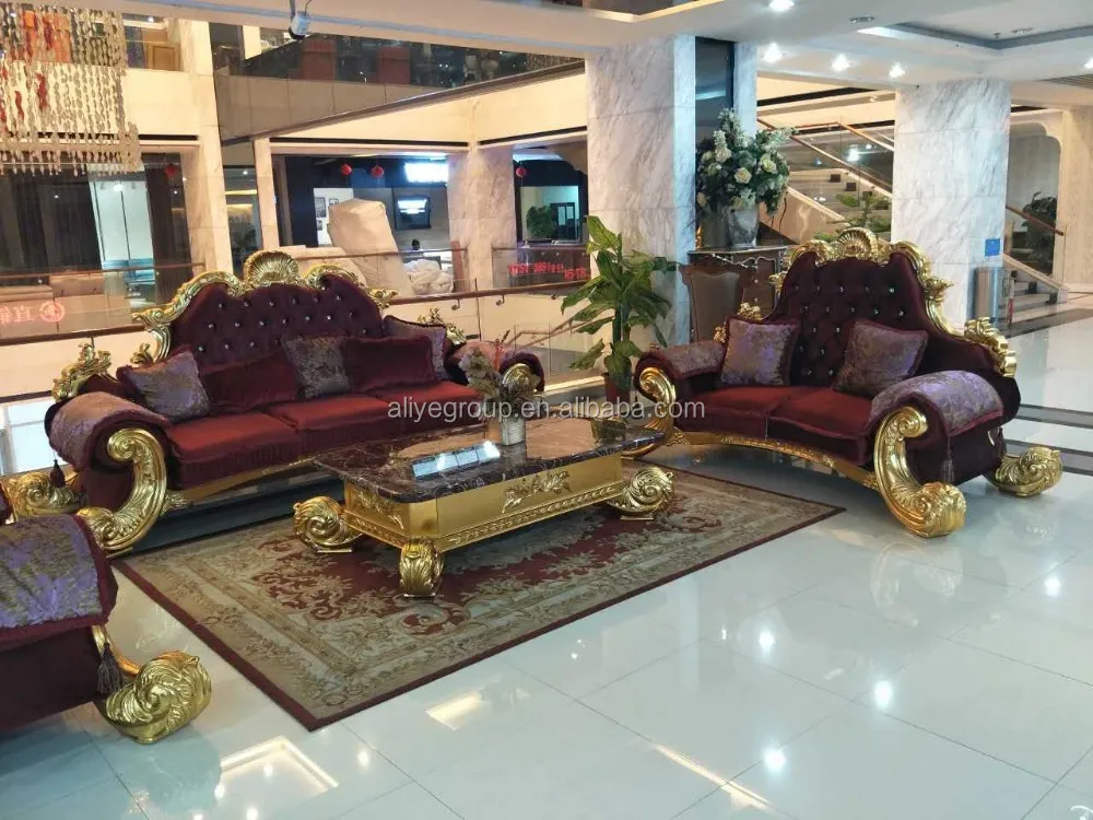 Foshan Aliye Lobby Luxury Royal Classic Furniture Design Hotel Lobby ...