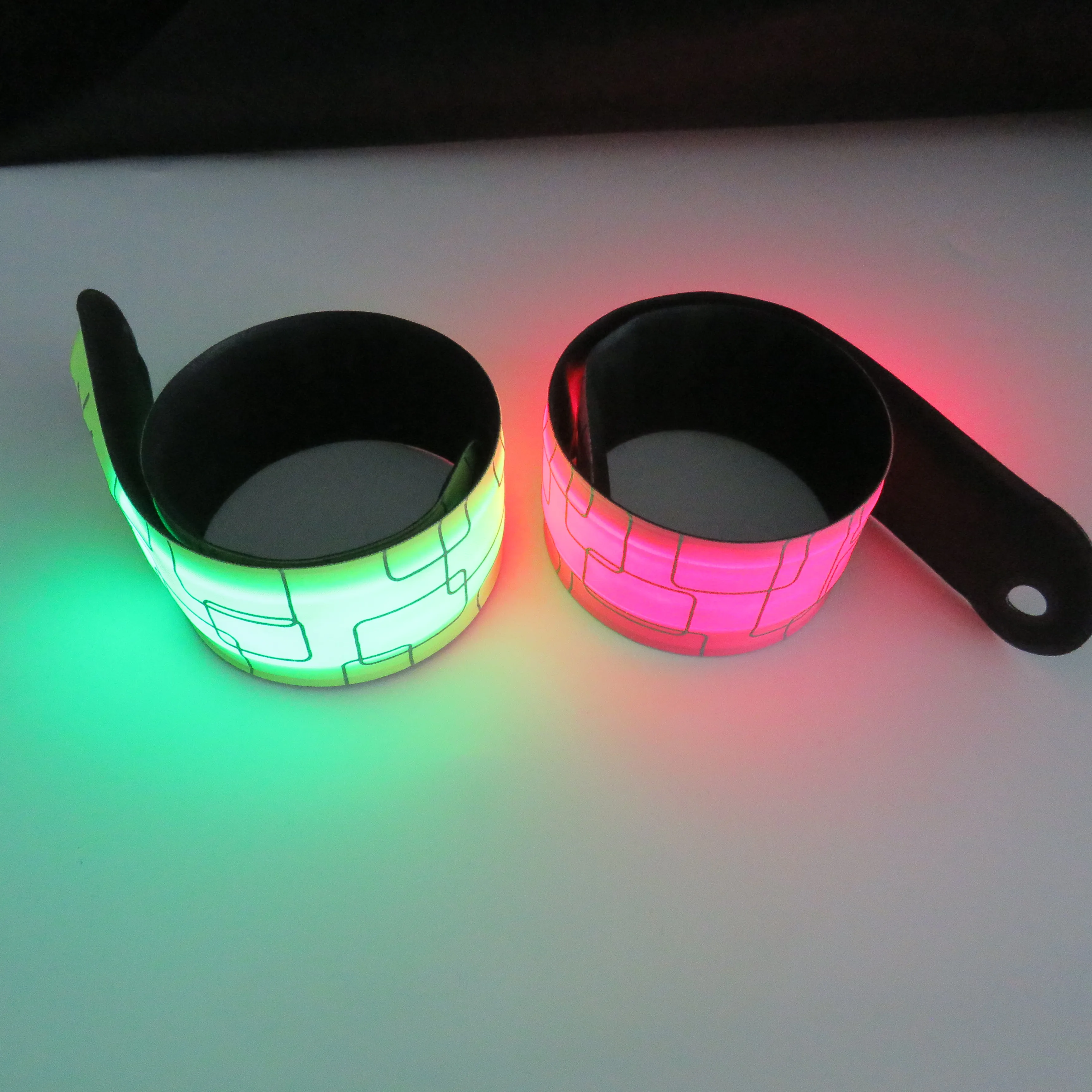 Glow In The Dark Led Slap Bracelet For Party - Buy Adult Led Slap ...
