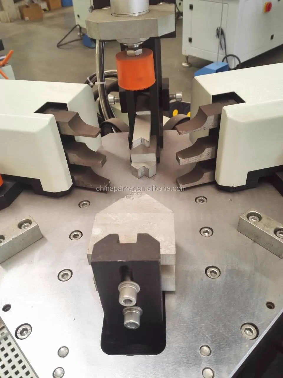 Aluminum Door Window Single Head Corner Crimping Machine