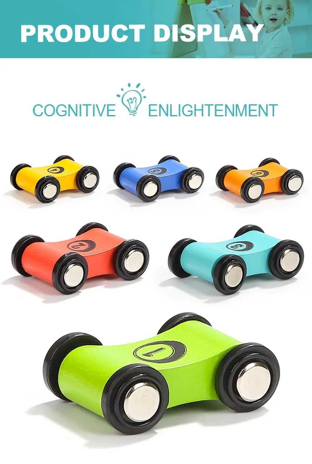 Topbright Wooden Custom Toy Cars Rc Truck Toy Mega Ramp Racing Visual ...