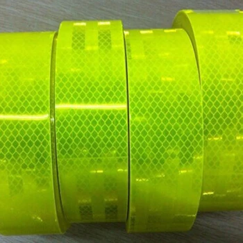 Fluorescent Lime Yellow Green Color Reflective Conspicuity Tape - Buy ...