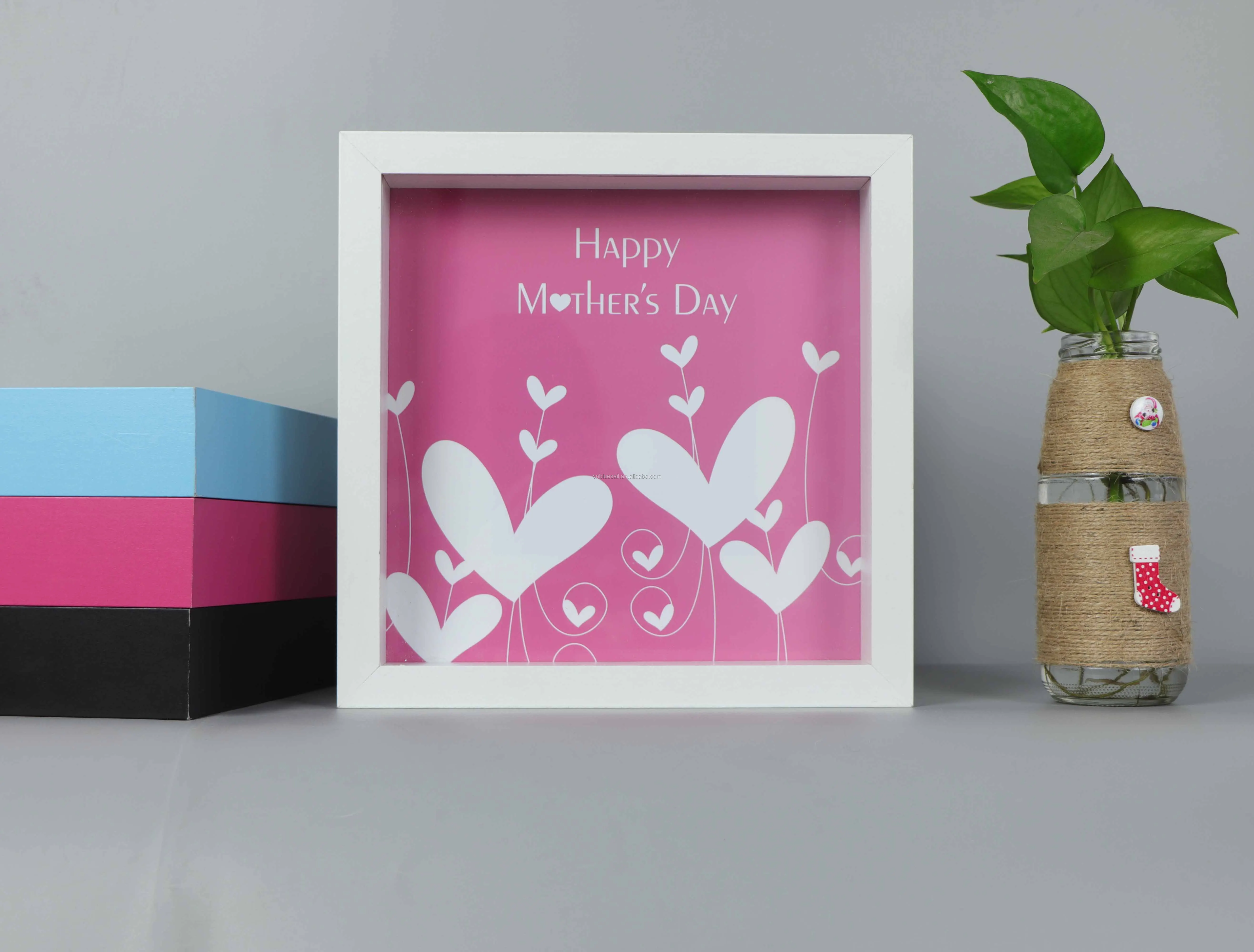 White RIBBA Frame - Elegant 9x9" Photo Frame for Home
