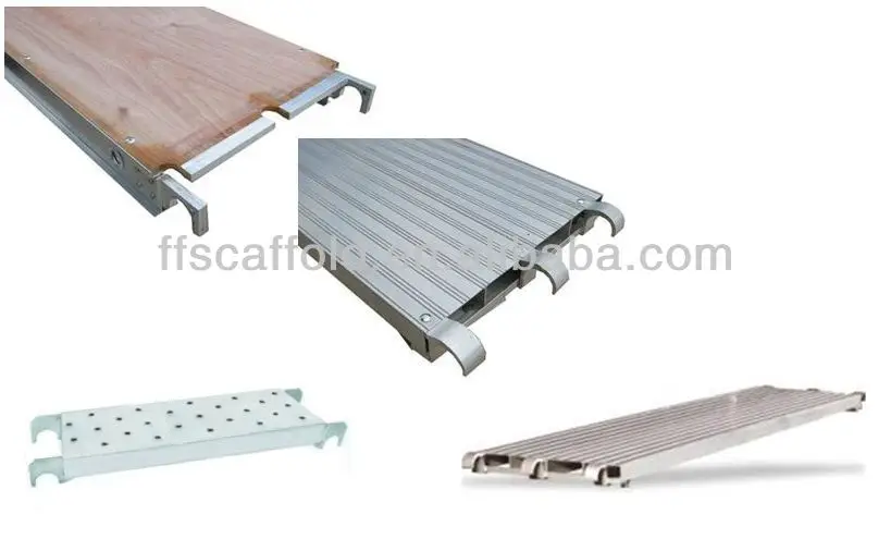 10' X 19'' Aluminium Alloy Scaffolding Planks - 792lbs Capacity