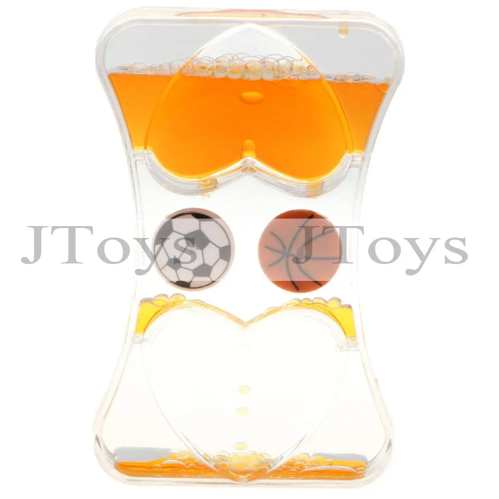 Sensory Heart Liquid Motion Bubble Timer Keychain Liquid Timer Sensory ...