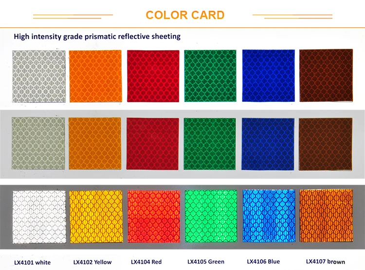 Free Sampels High Intensity Honeycomb Diamond Grade Micro Prism Retro ...