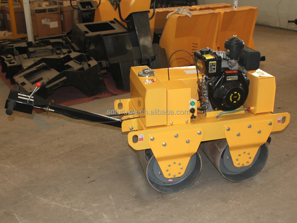 FURD Double Drum Walk Behind Roller - Efficient Soil Compactor