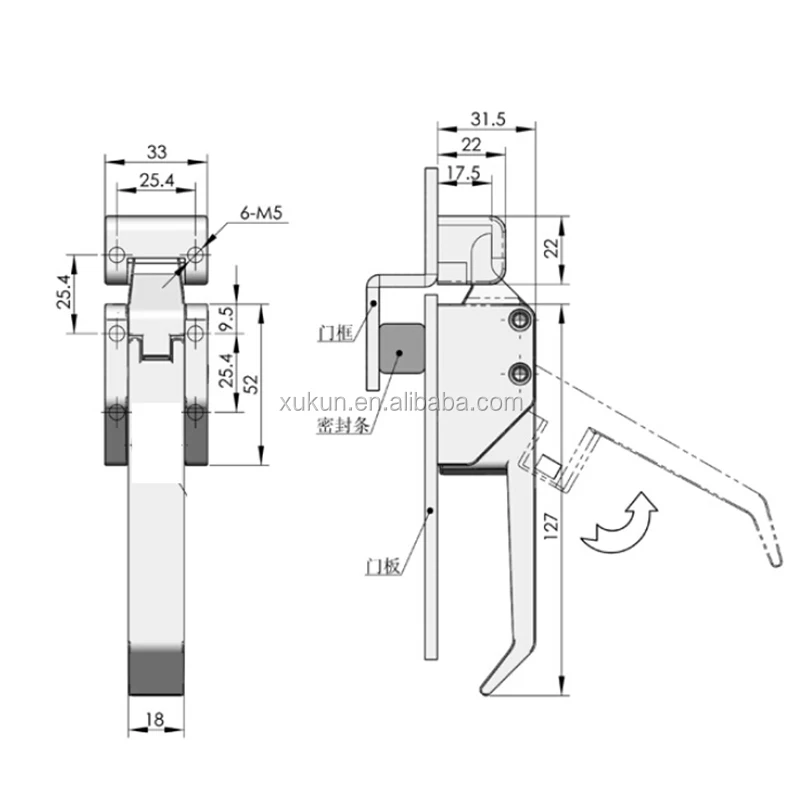 Similar Southco A7-10-351-20 Over-center Lever Latches Without Lock ...