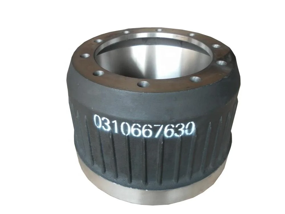 6000km Brake Drum for European Heavy Duty Truck - Trac 1000