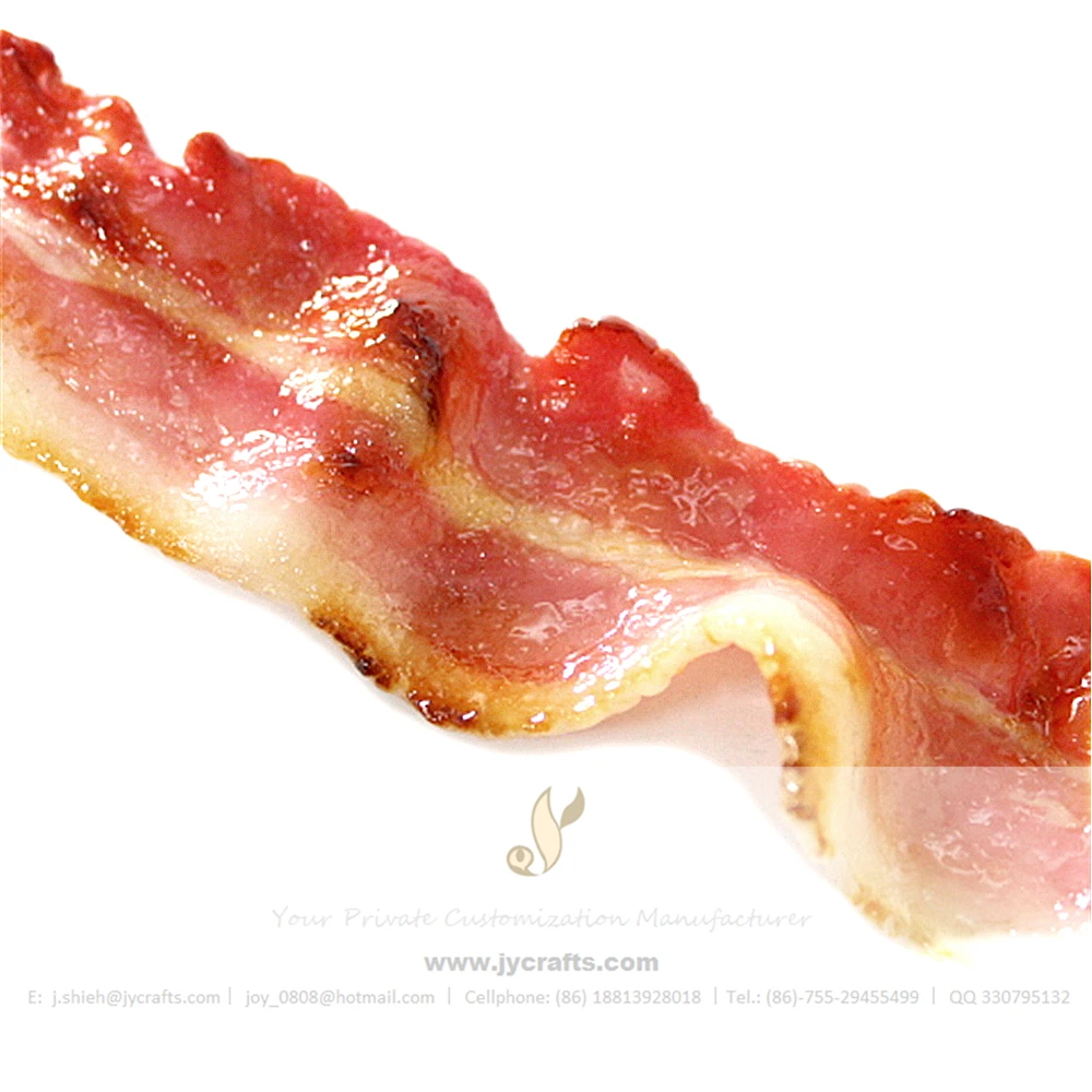 Non-edible Fake Bacon Store Display Photography Props Kids Play Food ...