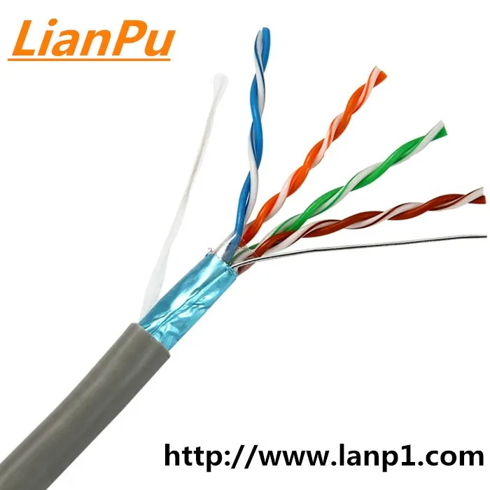 Shielded Twisted Pair Cable (ftp) Category 5e 4 Pair Solid Plenum ...