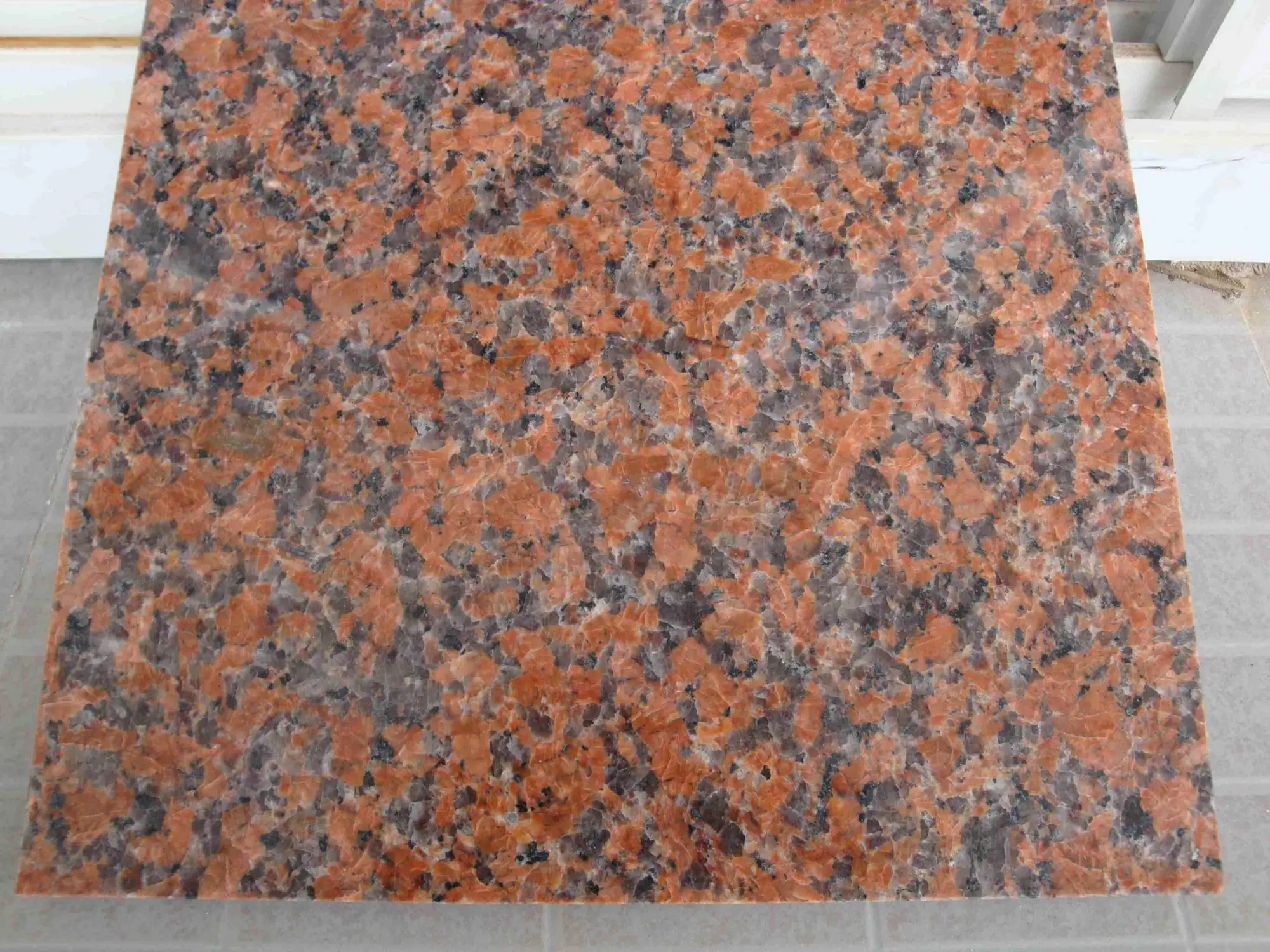 Cheap Natural Stone - Red Color Granite Floor Tiles