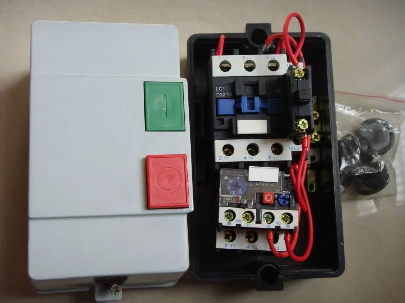 Le1-d09 9a 3 Phase Motor Ac 220v230v Standard Power Electric Magnetic ...