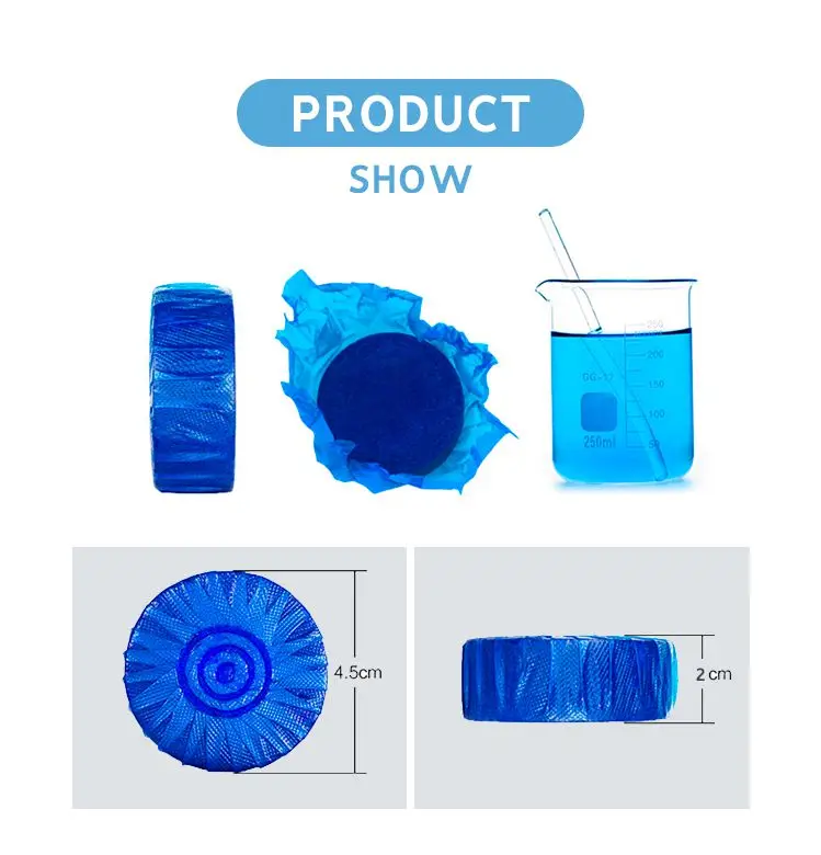 50g Each Toilet Cistern Blue Tablets Blocks Loo Deodorant Cleaner/ Blue ...