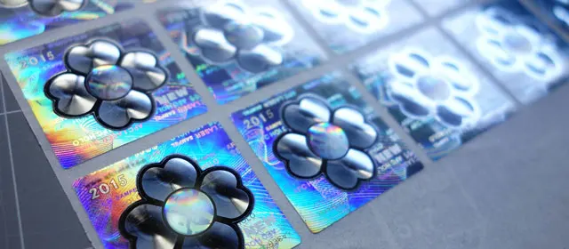 Holographic ID Visa Sheets Film State Fl Hologram Overlay for PVC Cards ...