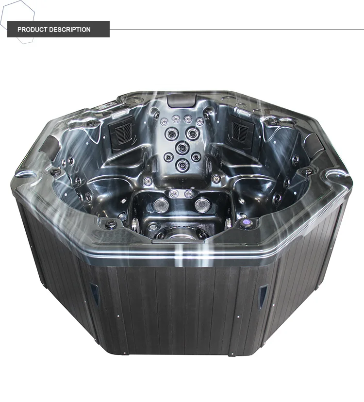 Best Redetube Outdoor Spa Hexagon Hot Tub With Pillow - Buy Outdoor Spa ...