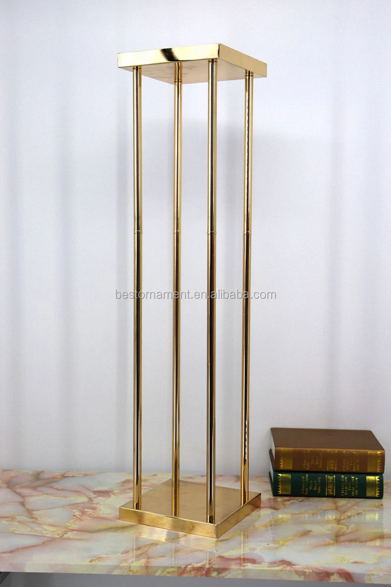 Gold Wedding Metal Centerpiece Stands - Modern & Stylish