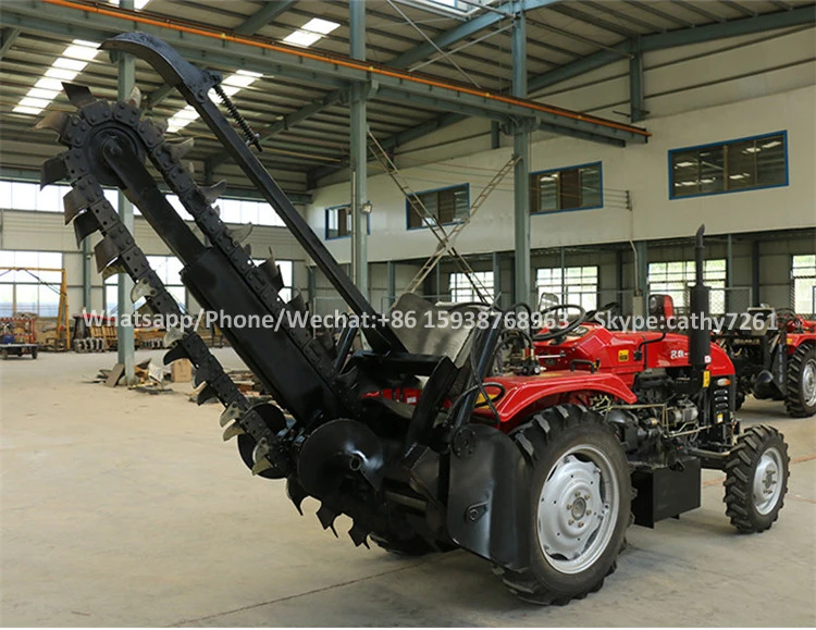 Tractor 3 Point PTO Chainsaw Digging Ditcher Mini Walk Behind