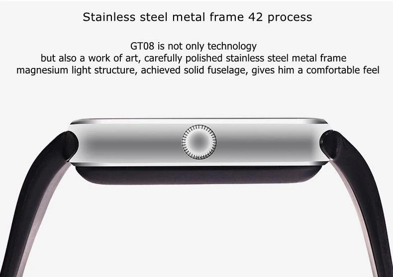 Smart Watch GT08 - Connectivity, Style, and Function