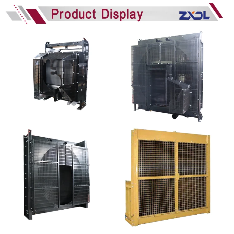 Industrial Remote Radiator With Electric Fan For Engine Generator - Buy ...