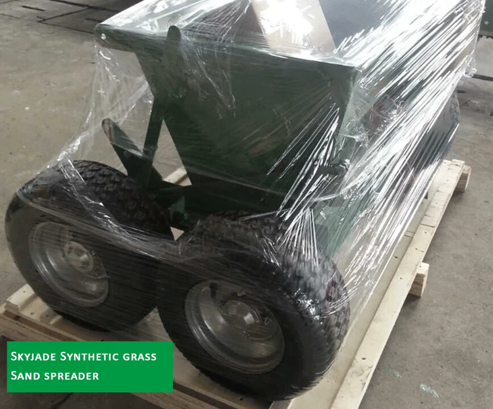 Hand Pushing Rubber And Sand Filling Machine Sand Spreader For ...