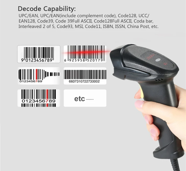 1d Laser Scanner Yhdaa With Stand Yhdaa Scanner Yhdaabarcode Scanner ...