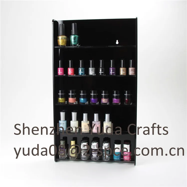 Acrylic Nail Polish Display Stand Wall Mounted,Shellac,Gel Display Rack ...