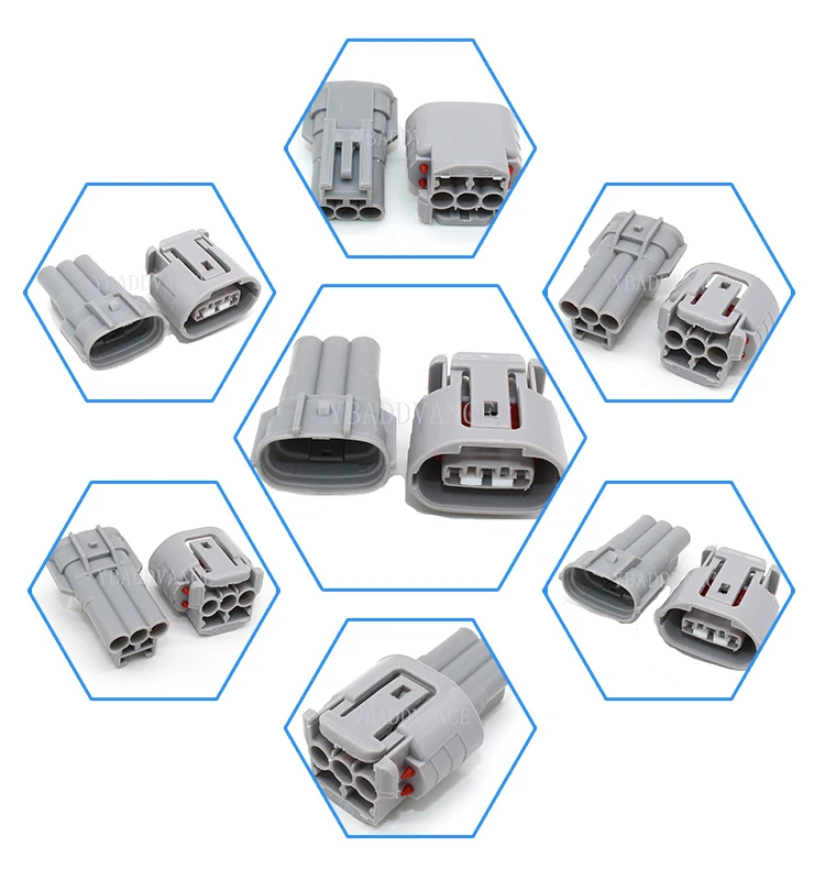 3 Pin Ts 090 Male Female Alternator Electrical Connector For Toyota ...