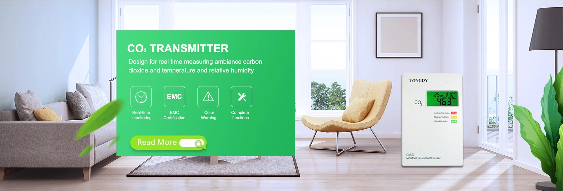 Tongdy Sensing Technology Corporation - CO2 sensor, CO2 controller