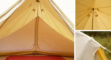 2019 Luxury Waterproof Customize Sibley Outdoor Yurt Tent 5m