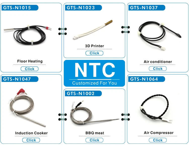 Gts100 Ntc 100k Water Bath Temperature Sensor - Buy Temperature Sensor ...