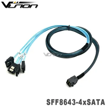Sff-8643 To Sata7-pin With Sideband Mini Sas Hd Cable - Buy Sff-8643 To ...
