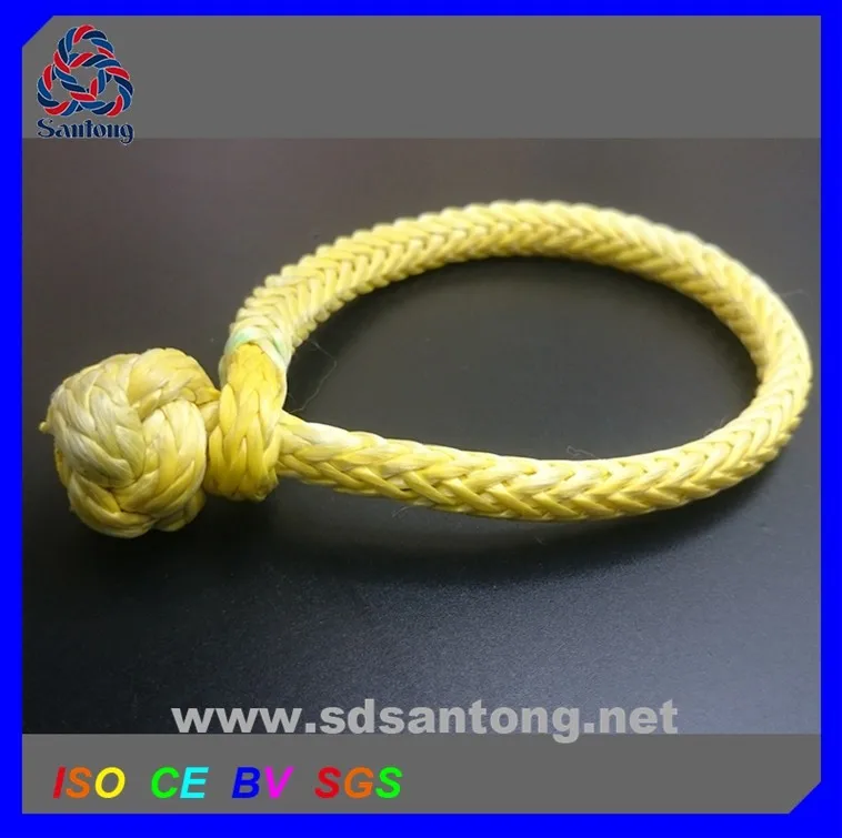 Braided UHMWPE Soft Shackle, 12 strand, factory, tow rope, Mainsail ...