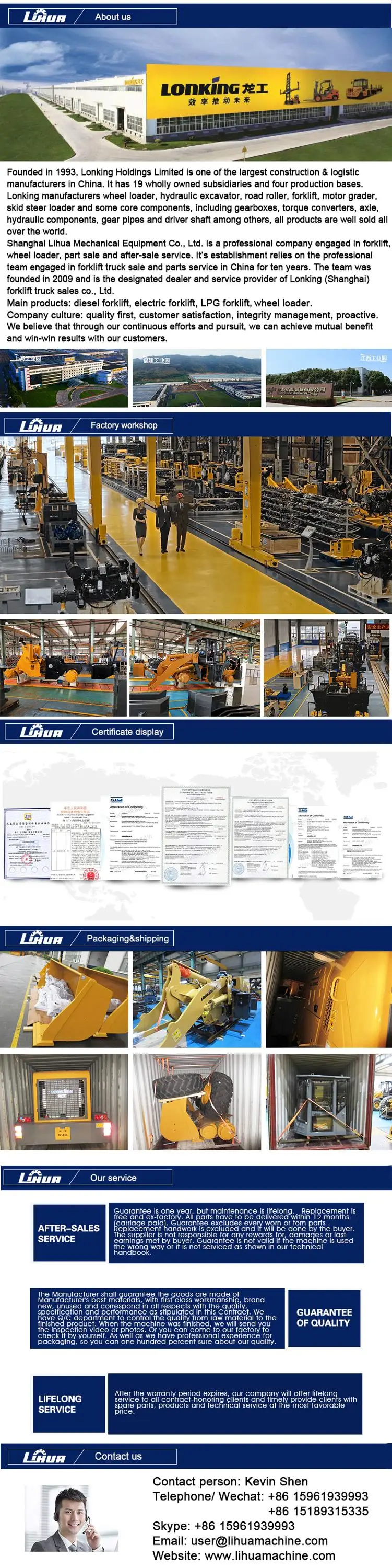 Lonking Wheel Loader LG855N - 5 Ton High Efficiency
