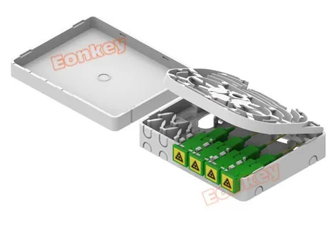 FTTH Indoor 4 Port ODF - Efficient Fiber Optic Termination