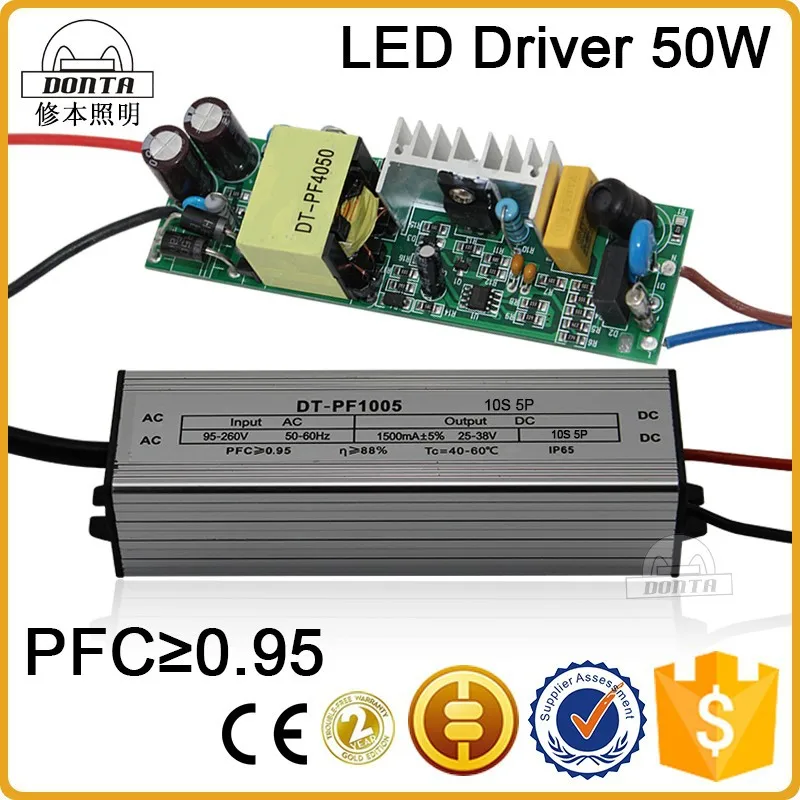 50w Led Driver 1500ma 10 In Series 5 In Parallel Capable Of Ce - Buy ...