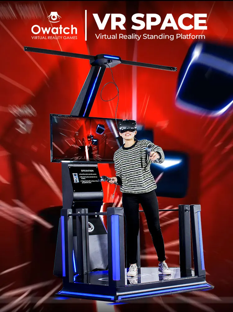 Htc Vive Game Walking Standing Vr Shooting Simulator Infinite Walking ...