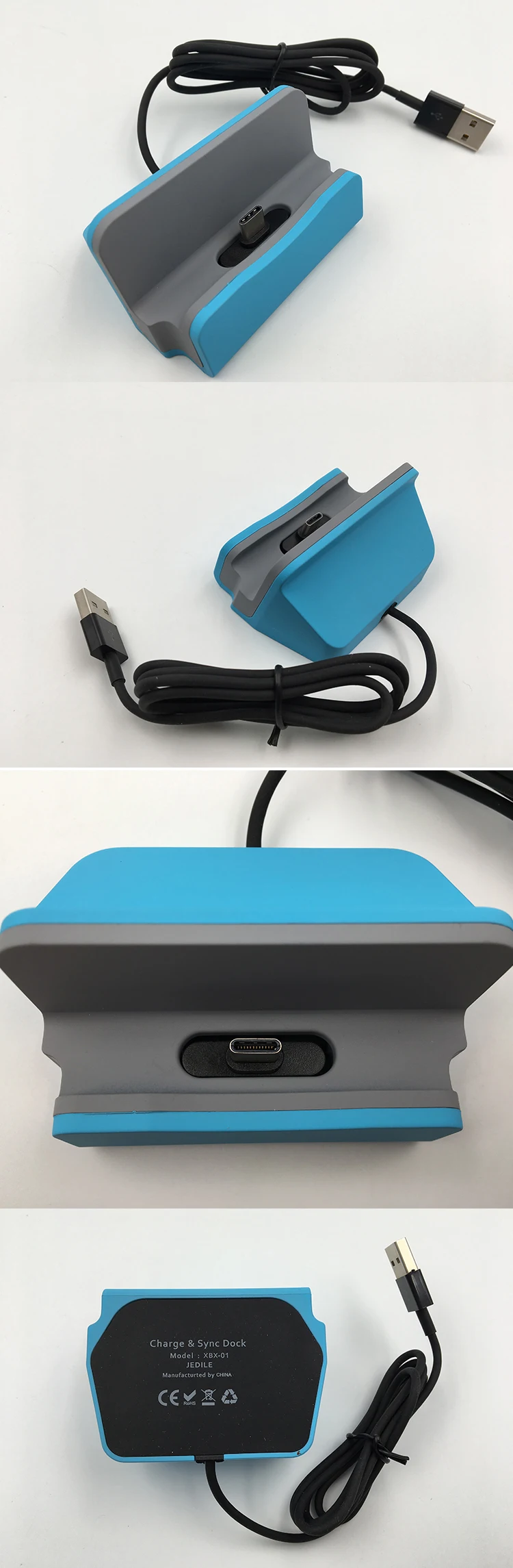 Usb Type C Type-c Micro Usb Charger Dock Stand Station Cradle ...
