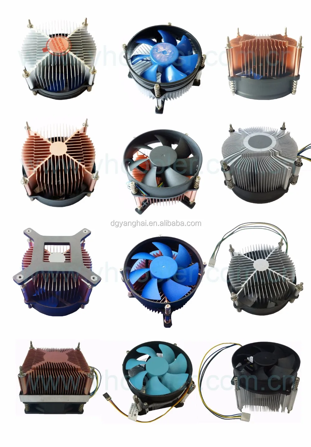 Cpu Cooler For Amd Socket Fm1,Fm2 & Am2 & Am3 Am4 With 95mm Quiet Fan 3 ...
