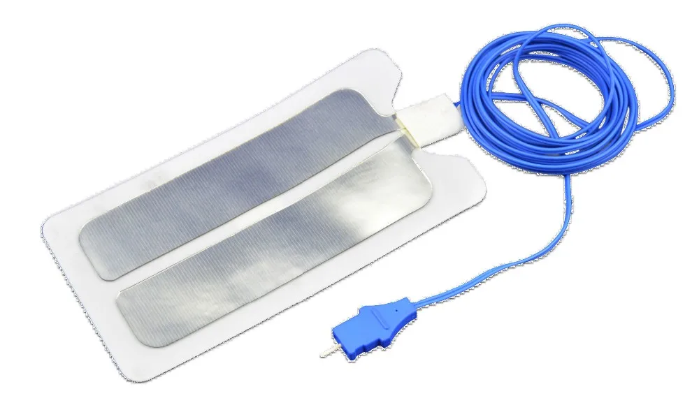 Disposable Electrosurgical Bipolar Grounding Pad with Cable