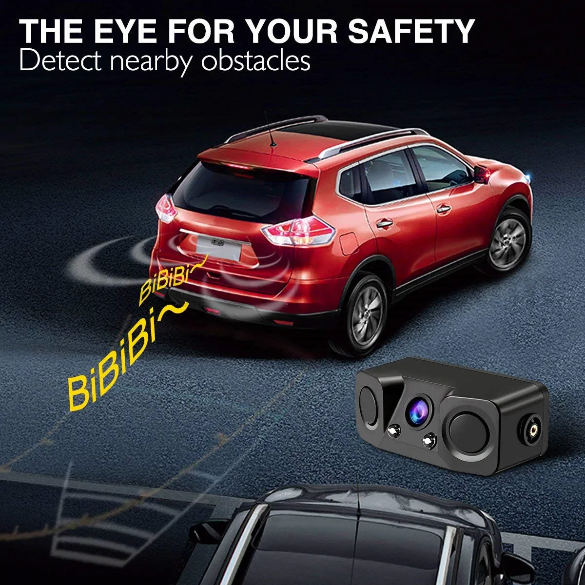 3 in 1 Vehicle Backup Camera - Enhanced Parking Safety