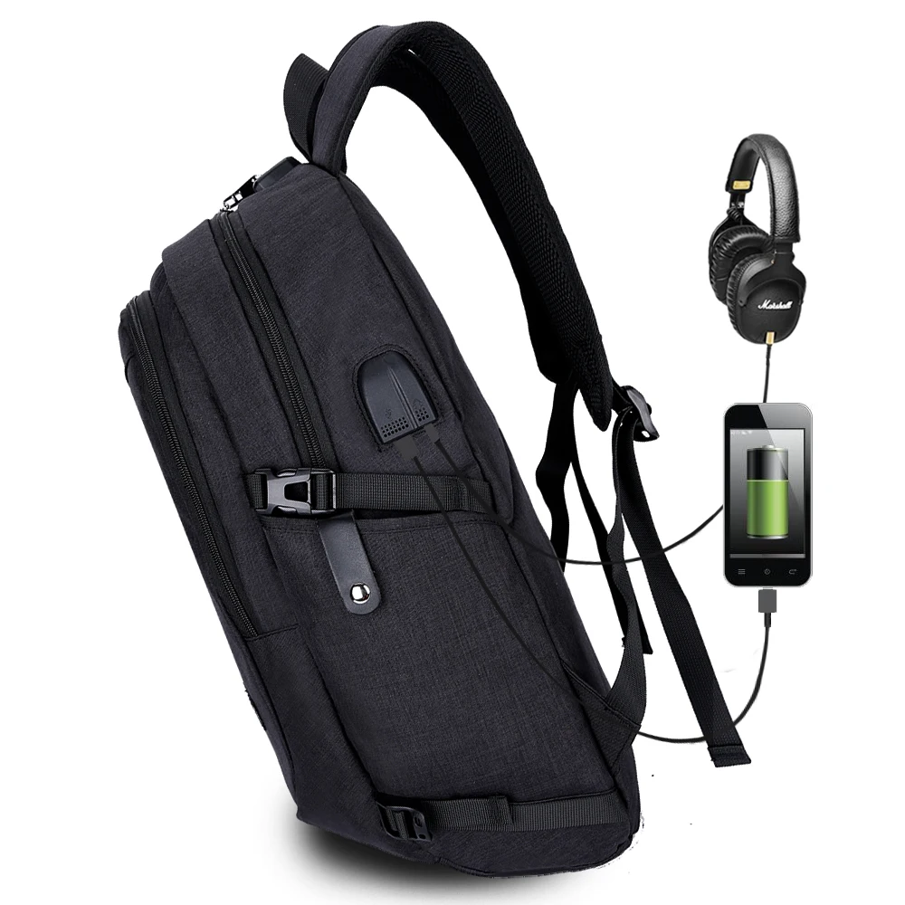 Waterproof USB Charging Backpack - Lightweight & Antitheft