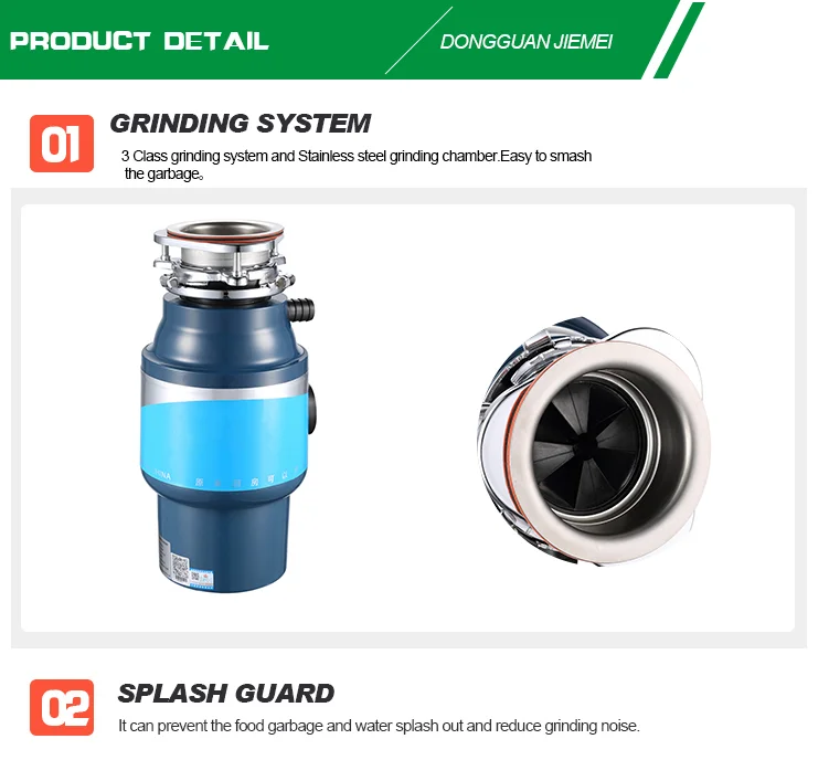 High Standard Wide-use Kitchen Food Waste Disposer, Restaurant Food ...